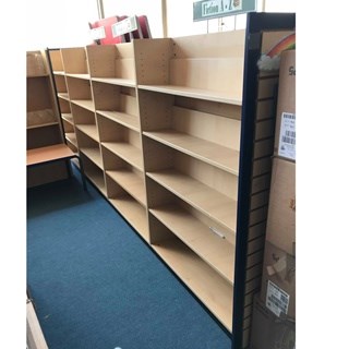 Large Double Sided Library Shelving - available on Warp It, reuse ...