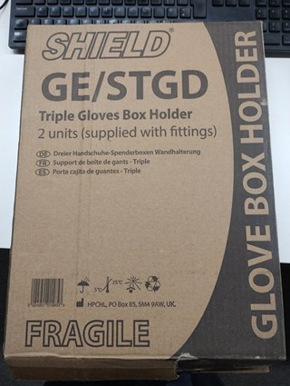 Wall mounted glove box holder - available on Warp It, reuse surplus ...